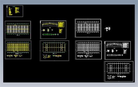 Cad 钢结构支架 机械设备 模型下载 懒石网