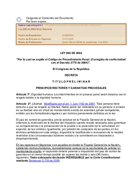 Doc Codigo De Procedimiento Penal Luis Martinez