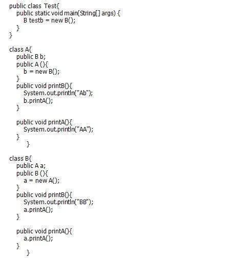 java 循环依赖 解决Java循环依赖的问题 源码巴士