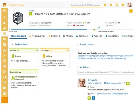 agile project management in engineering contact software