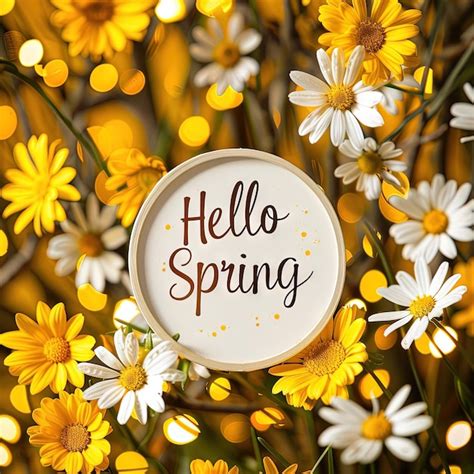Premium Photo Hello Spring Premium Photo Hello Spring