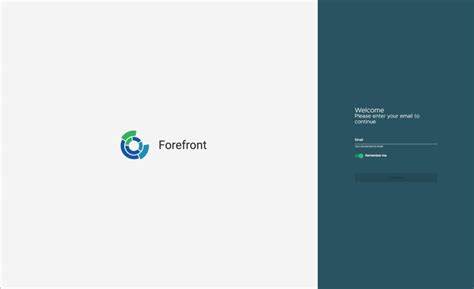 Logging In Forefront Education