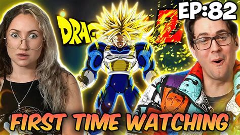 Trunks More Like Super Hunk 💀 Girlfriend Reacts To Dbz For The First Time Dbz Kai Ep 82