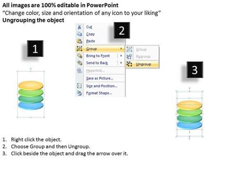 Business Diagram Vertical Process 4 Stages Sales Diagram