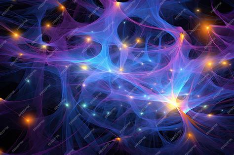 chaotic quantum field background with virtual particles popping in and