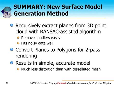 PPT RANSAC Assisted Display Model Reconstruction For Projective Display PowerPoint