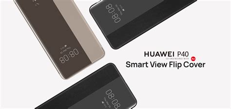 Original Huawei P40 Smart View Flip Cover Case