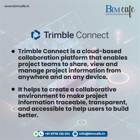 Trimble Connect Trimble Connect Is A Cloud Based Collaboration Platform That Enables Project