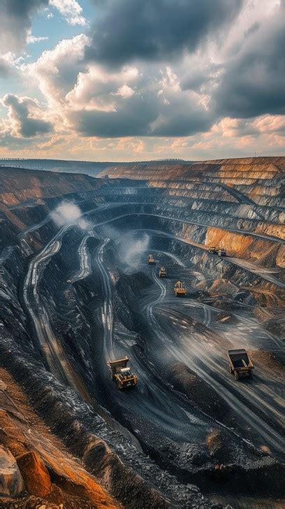 Free Massive Mining Operations Photo Mining Trucks Industry Download At StockCake