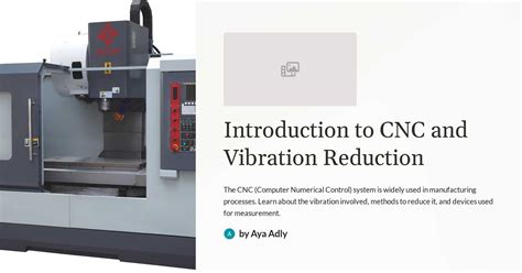 Introduction To Cnc And Vibration Reduction