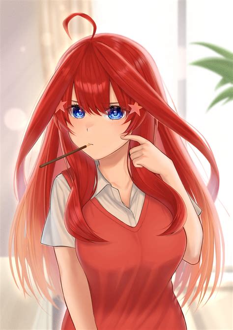 Nakano Itsuki Go Toubun No Hanayome Drawn By Shiraito Danbooru