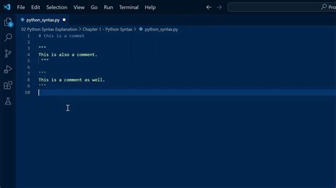 Chapter 1 Basics Of Python Syntax Youtube Chapter 1 Basics Of Python Syntax Youtube
