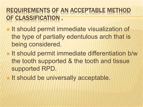 Introduction And Classification Of Removable Partial Denture Pptx