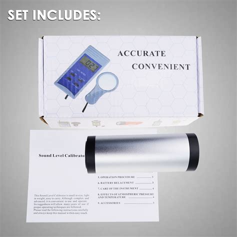 Digital Sound Noise Level Tester Calibrator For Sound Meter