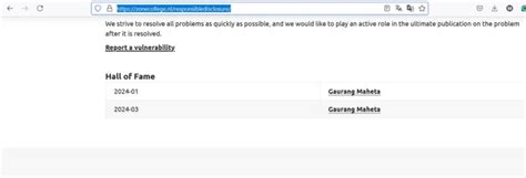 Gaurang M On Linkedin Cybersecurity Infosec Responsibledisclosure Ethicalhacking…