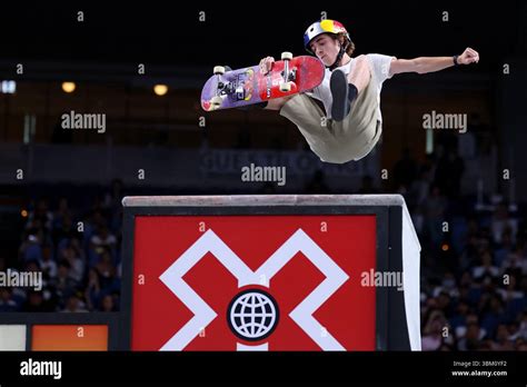 Osaka Japan 22nd June 2025 Gavin Bottger Usa Skateboarding X