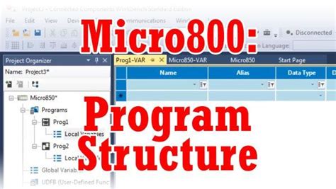 insights in automation on linkedin micro800 ccw program structure