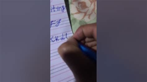 Mono Cursive Handwriting Youtube