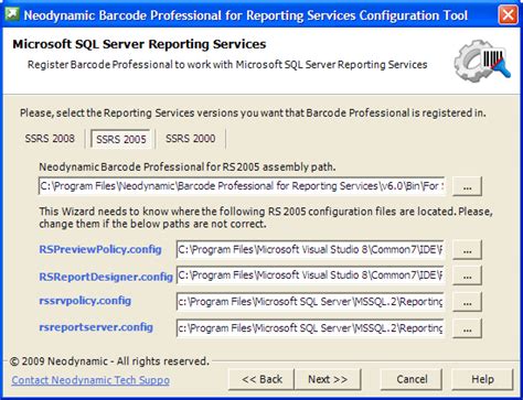 Configuring Barcode Professional For Microsoft Sql Server Reporting Services