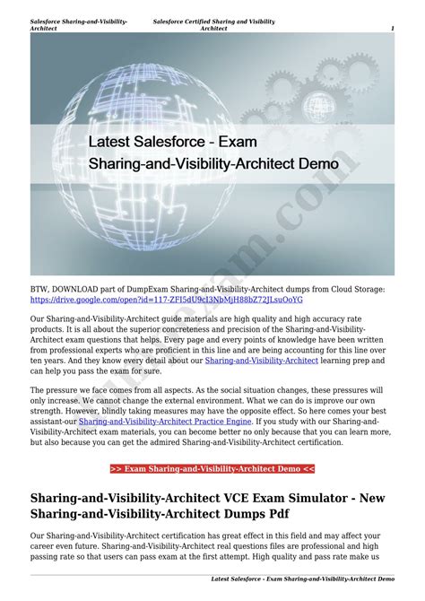 Ppt Latest Salesforce Exam Sharing And Visibility Architect Demo Powerpoint Presentation