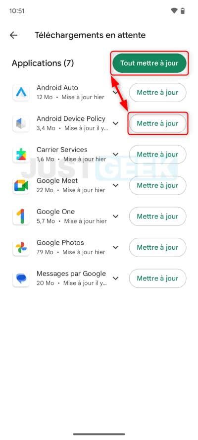 Comment Mettre à Jour Ses Applications Android