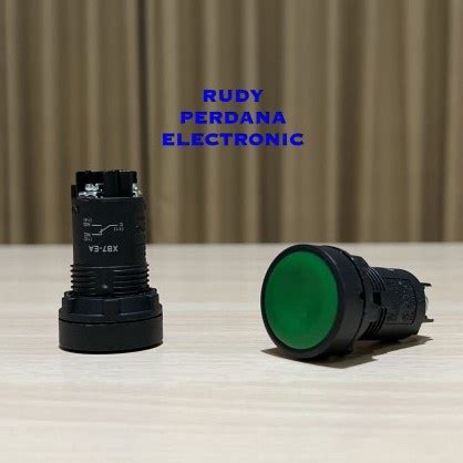Jual SWITCH PUSH BUTTON SAKLAR PUSH ON 3 PIN BULAT 10A 250V XB7 EA Shopee Indonesia