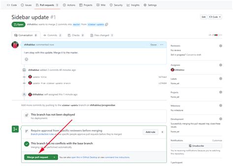 How To Merge A Git Branch To Master