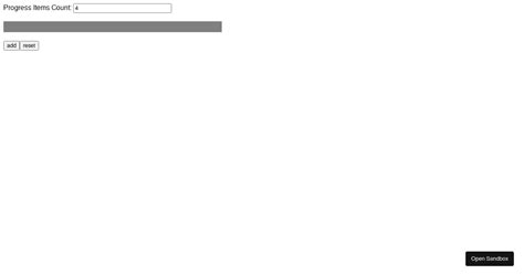 Smooth Progress Bar Codesandbox