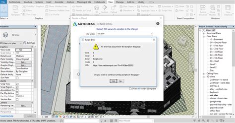 Rendering In Cloud Script Error Autodesk Community