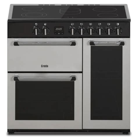 Creda C90rcccs 90cm Electric Ceramic Range Cooker Silver Buy Home Appliance