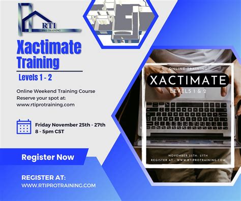 Xactimate Training Weekend Course Rti Pro Training Facebook