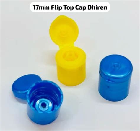 17 mm fliptop cap dhiren at ₹ 0 60 piece flip top caps in ahmedabad id 2853470120248