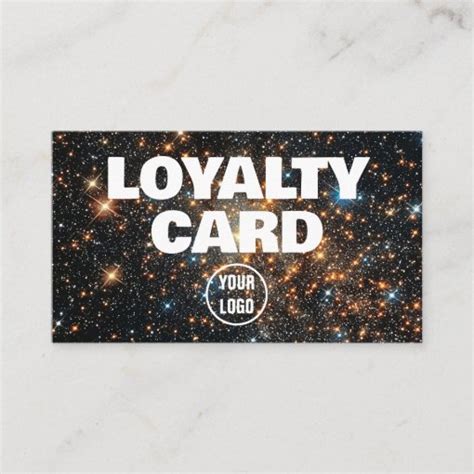 space modern galaxy qr code loyalty card zazzle