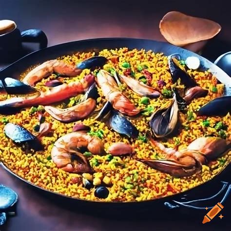 Paella Dish On Craiyon