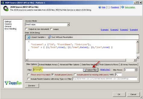 Parse Json Array In Ssis Or Odbc Drivers Zappysys Blog