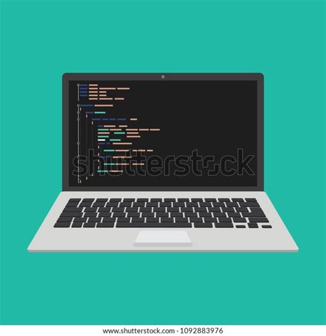 Programming Web Development Concept Code On Stock Vector Royalty Free