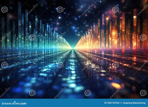 artificial intelligence digital binary code abstract background