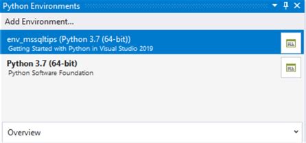 Learning Python In Visual Studio