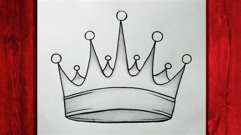 Simple Crown Drawing Design