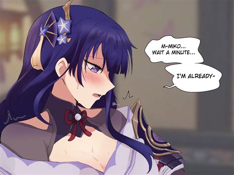 Raiden Shogun Genshin Impact Drawn By Kaiyamon Danbooru