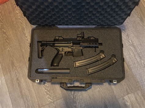 Case 2 Sig Mpx Sbr Trijicon Rmr Silencerco Octane 45k R Gunporn