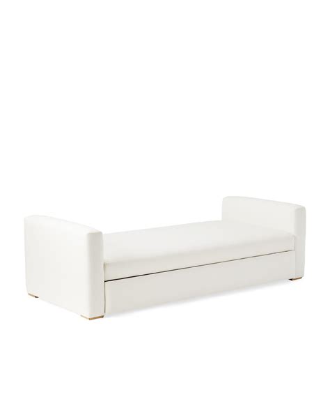 Mnfkdb Bed Norfolk Daybed Trundle Driftwood Perennials Denim Sea Salt