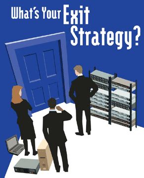 Entrepreneur Area Exit Strategy