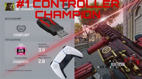 THE BEST CONTROLLER SETTINGS TO HIT CHAMPION AGAINST XIM APEX BOTS RAINBOW SIX SIEGE PS XBOX