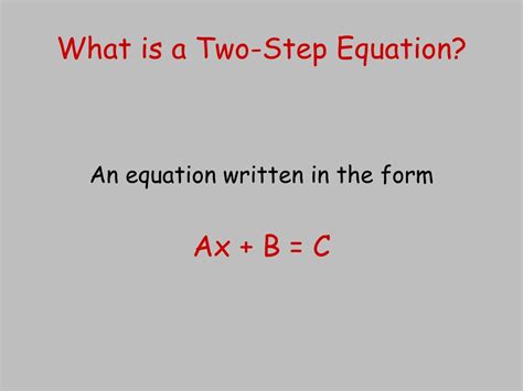PPT Solving Two Step Equations PowerPoint Presentation Free Download