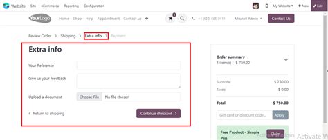 How To Configure The Checkout Process Of Guests In Odoo Website App