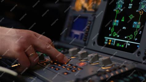 Premium Photo Autopilot Control Element Of An Airliner Panel Of Switches On An Aircraft Flight