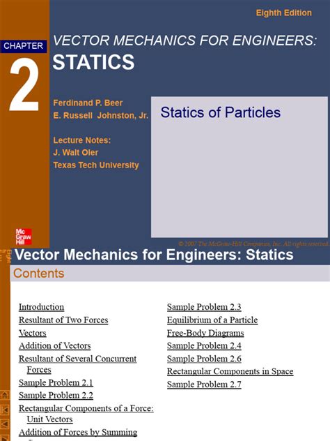 Statics Of Rigid Bodies Pdf Euclidean Vector Force