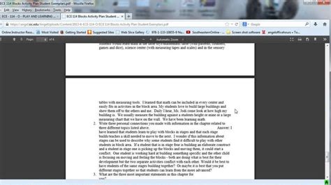 Ece 114 Activity Plan How To Plan Activities Ece