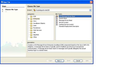 Using The Oracle Applications Wizard And Jca Adapter Tooling With An